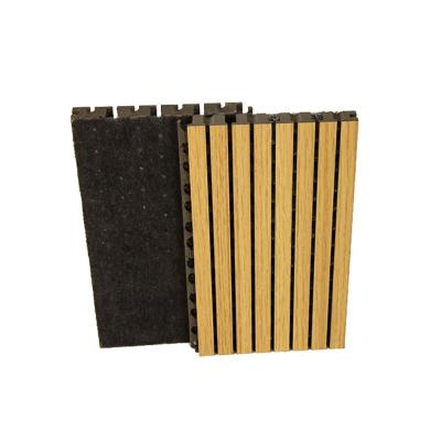 China Painted Decorative Acoustic Wall Panels Wood Flame Retardant Eco Friendly for sale