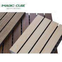 China Stylish Decorative China Manufacturer 2440*197 Grooved Wood Panels For Interior Walls for sale