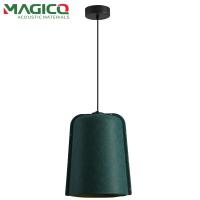 China Felt Pendant Light Shade Living Room Luxury Color Modern Polyester Fiber Sound-absorbing Handmade Lampshade for sale
