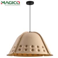 China Handmade Acoustic Lamp Shade LED Pendant Light Shade For Interior Lighting for sale
