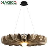 China Polyester Fiber Acoustic Panel 600x1200mm 24mm Sound Absorbing Wall Board for Transit Hub Interior Decoration for sale
