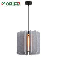 China Polyester Fiber Acoustic Panel 600x600mm 15mm Sound Absorbing Wall Board for Postnatal Care Center Interior Decoration for sale