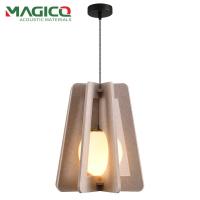China Polyester Fiber Acoustic Panel 600x600mm 15mm Sound Absorbing Wall Board for Research Laboratory Interior Decoration for sale