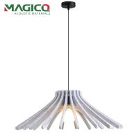 China Home Decoration Hanging Lightshade Handmade Soundproof Felt Light Mushroom Model Lampshade Chandelier for sale