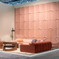 China 100% Polyester Fiber Acoustic Panel 1200x600mm 12mm 4000gsm Sound Absorbing Wall Board for Hospital Interior Decoration for sale