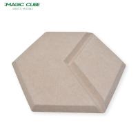 China Polyester Fiber Acoustic Panel 1200x600mm 12mm Sound Absorbing Wall Board for Clinic Waiting Room Interior Decoration for sale