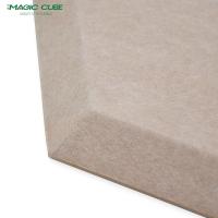 China Polyester Fiber Acoustic Panel 600x600mm 15mm Sound Absorbing Wall Board for Co-working Space Interior Decoration for sale