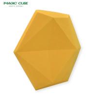 China Customizable 3D Hexagon Acoustic Panel 46.4*40.4cm Hex Sound Panels for sale