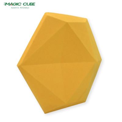 China Customizable 3D Hexagon Acoustic Panel 46.4*40.4cm Hex Sound Panels for sale