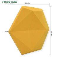 China 100% Polyester Fiber Acoustic Panel 1220x2440mm 9mm 3500gsm Sound Absorbing Wall Board for Church Interior Decoration for sale