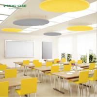 China Polyester Fiber Acoustic Panel 600x1200mm 24mm Sound Absorbing Wall Board for Indoor Pool Interior Decoration for sale