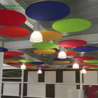 China Polyester Fiber Acoustic Panel 1220x2440mm 9mm Sound Absorbing Wall Board for Conference Hall Interior Decoration for sale
