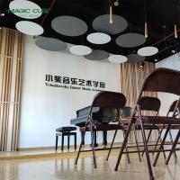 China Polyester Fiber Acoustic Panel 600x1200mm 24mm Sound Absorbing Wall Board for Call Center Interior Decoration for sale