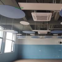 China Polyester Fiber Acoustic Panel 600x1200mm 24mm Sound Absorbing Wall Board for Call Center Interior Decoration for sale