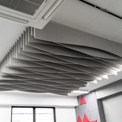 China Eco-Friendly PET Ceiling Acoustic Solutions Durable Lightweight and Easy to Install for sale