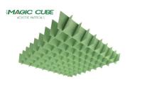 China Polyester Fiber Acoustic Panel 1200x600mm 12mm Sound Absorbing Wall Board for Art Gallery Interior Decoration for sale