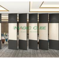 China Polyester Fiber Acoustic Panel 600x1200mm 24mm Sound Absorbing Wall Board for Exhibition Booth Interior Decoration for sale