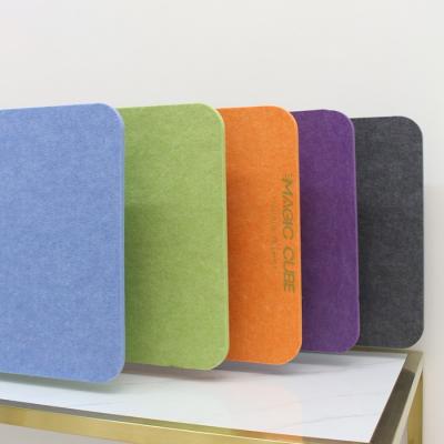 China Recycled Polyester Fiber Acoustic Privacy Screen Panels For Office 9/12/15/18/24mm for sale