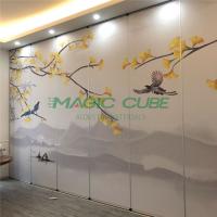 China Adjustable Speed Sound Insulation Movable Partition Wall with High Flexibility for Commercial Spaces for sale