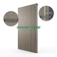 China Polyester Fiber Acoustic Panel 1220x2440mm 9mm Sound Absorbing Wall Board for Conference Room Interior Decoration for sale