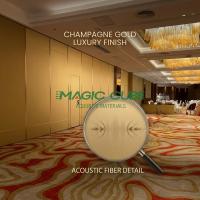 China Polyester Fiber Acoustic Panel 600x600mm 15mm Sound Absorbing Wall Board for Hotel Lobby Interior Decoration for sale