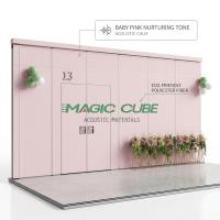China Polyester Fiber Acoustic Panel 600x1200mm 24mm Sound Absorbing Wall Board for Exhibition Booth Interior Decoration for sale