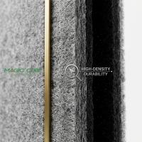 China Polyester Fiber Acoustic Panel 600x1200mm 24mm Sound Absorbing Wall Board for Transit Hub Interior Decoration for sale