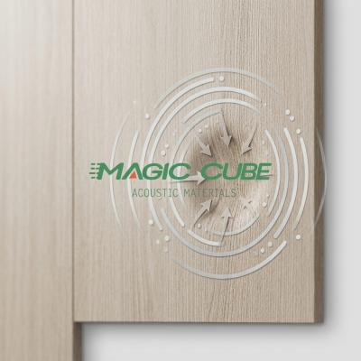 China Polyester Fiber Acoustic Panel 1220x2440mm 9mm Sound Absorbing Wall Board for Open Office Interior Decoration for sale
