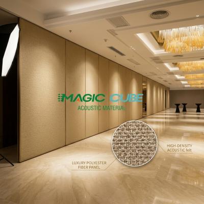 China Polyester Fiber Acoustic Panel 600x600mm 15mm Sound Absorbing Wall Board for Hotel Lobby Interior Decoration for sale