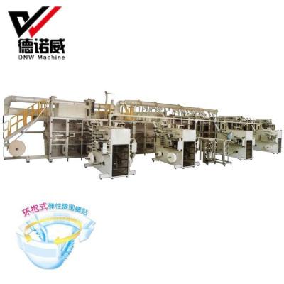 China Haina Used Baby Diaper Manufacturing Machine - 600pcs/min Speed, 300KW Power, 70T Weight Industrial Production Equipment for sale