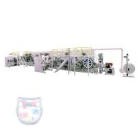 China DNW-45 Economic Full Servo Baby Diaper Machine - 500pcs/min Speed, 280KW Power, Custom Sizes 390×280mm to 525×330mm for sale