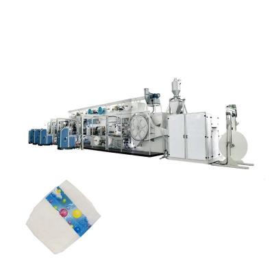 China Small Scale JWC Baby Diaper Machine DNW-106 | 600 pcs/min Speed | 300 KW Power | Custom Sizes 390-525mm for sale