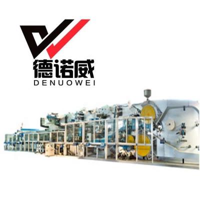 China OEM Manual Adult Diaper Machine 160pcs/min Production Speed with 400KW Power Capacity for M/L/XL Sizes for sale