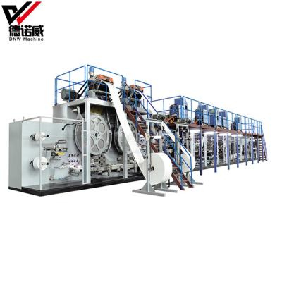 China Manual Adult Diaper Machine 300pcs/min with 95T Weight and 400KW Power Capacity for M/L/XL Sizes for sale