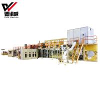 China Newest design Manufacturer Disposable Soft Touch full servo Adult Diaper Machine production line for sale