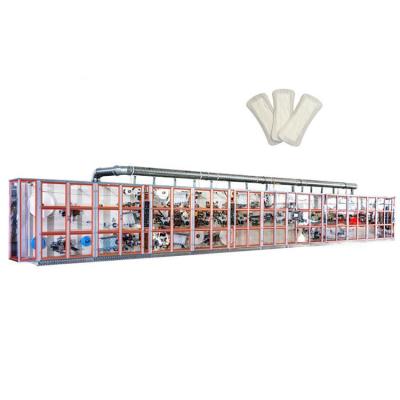 China Automatic Sanitary Napkin Machine 700pcs/min with Full Servo Drive and 98% Pass Rate for Industrial Production for sale