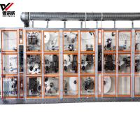 China Full Servo Control Sanitary Napkin Making Machine 300-700pcs/min with 380V Power Supply and 98% Pass Rate for sale