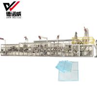China DNW Full Servo Disposable Underpad Making Machine 60×90cm 300pcs/min with CE Certification for sale