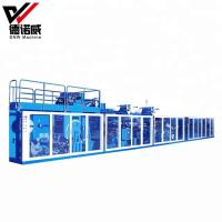 China Semi Servo 5 Layers Under Pad Machine 300 pcs/min 40T Capacity Disposable Hygiene Equipment OEM for sale