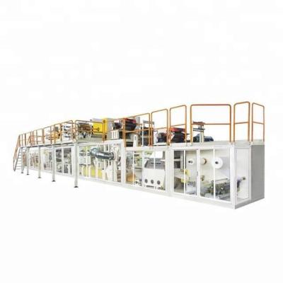 China CE Certified Underpad Making Machine 300pcs/min Production Speed with 200KW Capacity for 60x90cm Products for sale