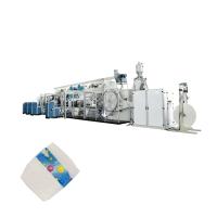 China Baby Diaper Production Line I Shape - 600pcs/min Design Speed, 280KW Capacity for M/L/XL/XXL Sizes for sale