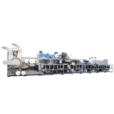 China Hanwei DNW-16 Baby Diaper Machine 600pcs/min High Speed with Full Servo Drive for S/M/L/XL Sizes for sale