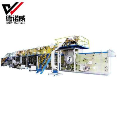 China DNW-31 Full Automatic Baby Diaper Machine 500pcs/min with 280KW Power and Custom Sizes 390-525mm for sale