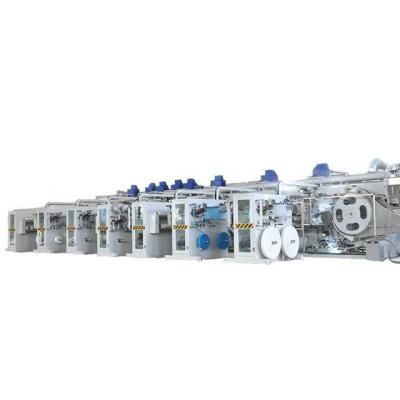 China DNW-116 High-Speed Baby Diaper Making Machine - 450pcs/min Production, 300KW Power, Multiple Sizes for sale