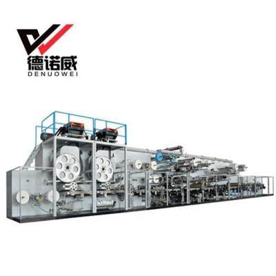China CE Certified Full Servo Adult Diaper Machine Production Line - 300pcs/min Speed, 400KW Capacity for sale