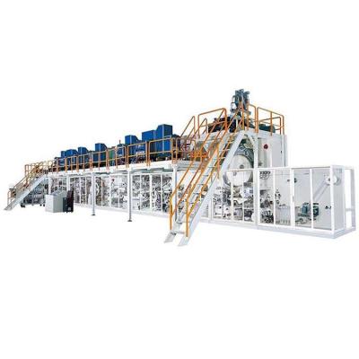 China Fully Automatic Adult Diaper Making Machine with 300pcs/min Speed, 400KW Capacity - CE Certified Production Line for sale