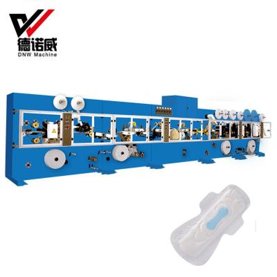 China Sanitary Napkin Production Line Machine DNW-160 | 300-700pcs/min Speed | ≥98% Pass Rate | Full Servo Drive System for sale
