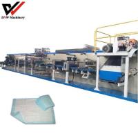 China Industrial Ladies Pad Making Machine CE Certified 300 pcs/min High Speed with 200KW Capacity for Disposable Hygiene Products for sale