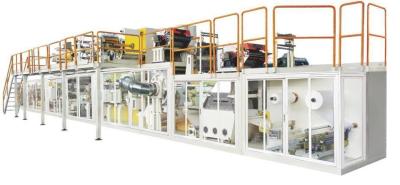 China Full Automatic Underpad Packing Machine 300pcs/min 200KW for Adult and Pet Pads Production Line for sale