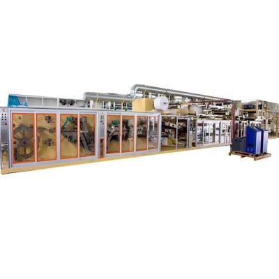 China DNW-46 Full Servo Running Underpads Machine 300 pcs/min 200 KW Industrial Hygiene Equipment for sale